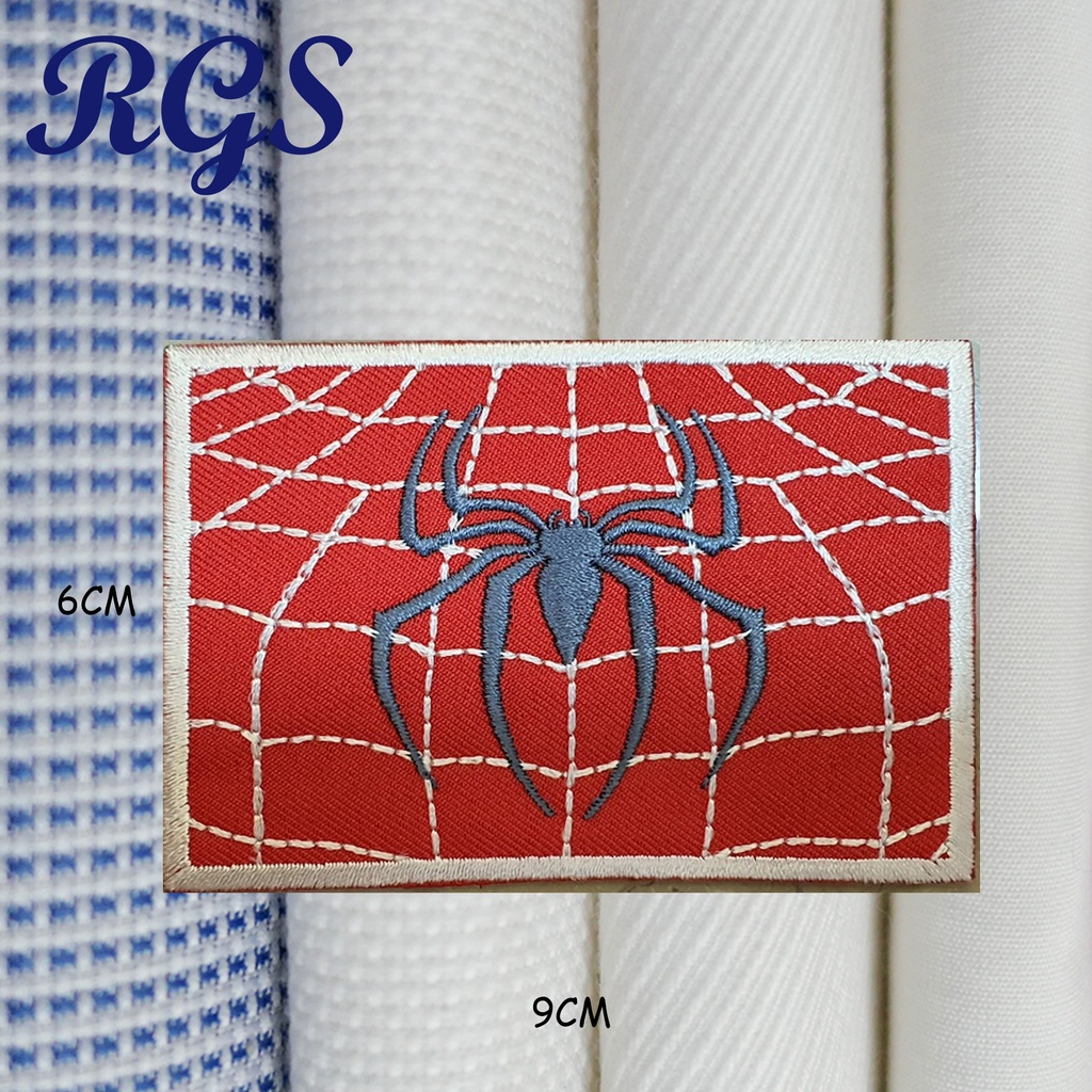 SPIDERMAN Sew On Iron Embroidered Patches Patch Jahitan Embroidery Badge( 6cm x 9cm) | Shopee ...