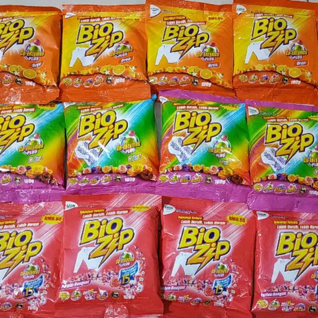 Bio Zip 100g Detergent Powder | Shopee Malaysia