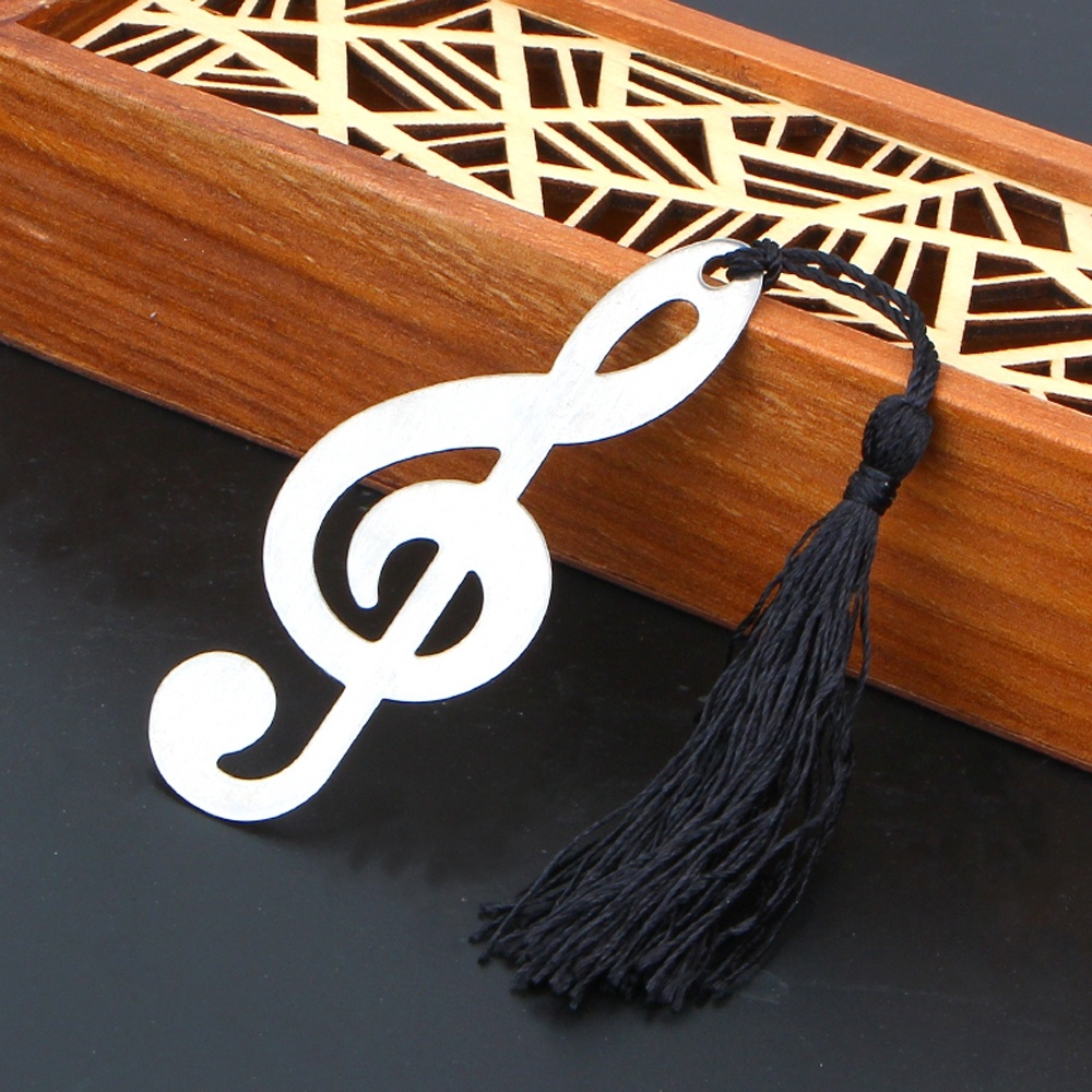 Alloy Music Note Bookmark Vintage Books Markers Label Stationery ...