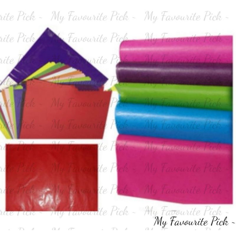 COLOUR FLINT PAPER 80gsm size 487mm x 644mm(each roll only one color ...