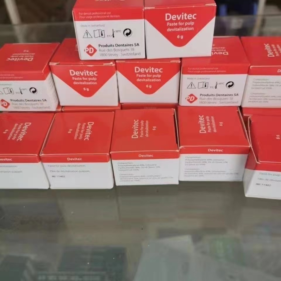 Wllai In Stock 6g/Pcs Devitec Dental Non-arsenic Pulp Devitalizer Paste For Pulp Devitalization ...