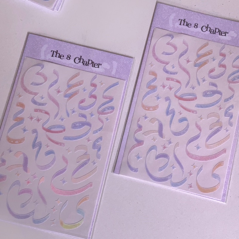 the 8 chapter | Frosted Confetti | stickers polcos polaroid korean ...