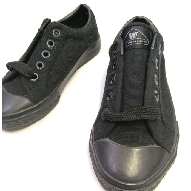 (size 10-5)Kasut Sekolah Hitam warrior tali 🔥🔥2693bk | Shopee Malaysia