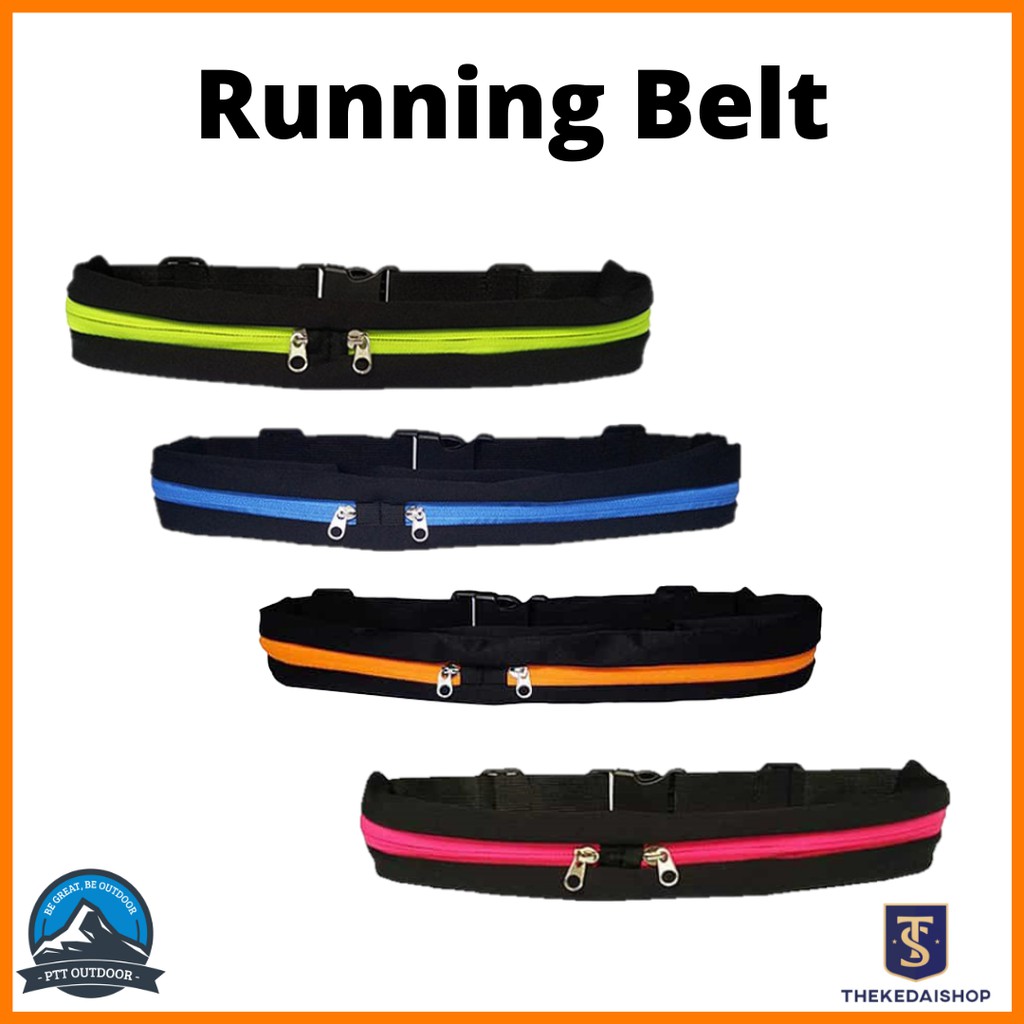 🔥HOT SALES🔥 PTT OUTDOOR DOUBLE ZIPPER RUNNING BELT | Shopee Malaysia
