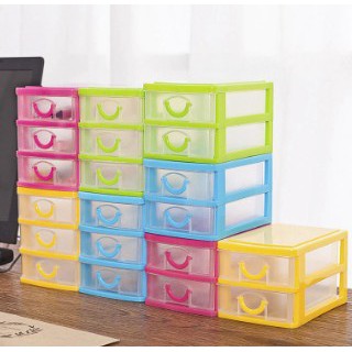 Malaysia Stock 🔥HOT🔥Portable 3 Layers Mini Desktop Drawer Storage Box ...