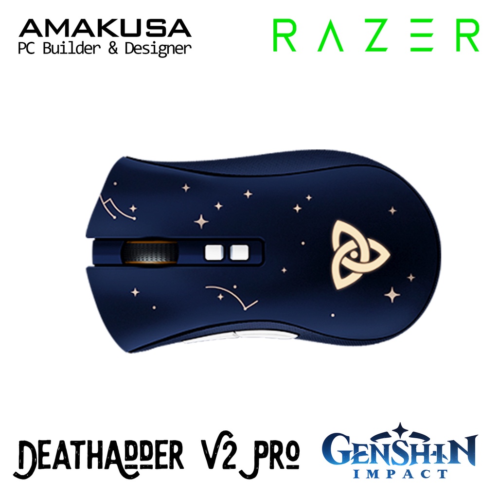 Razer DeathAdder V2 Pro Genshin Impact Edition Wireless Ergonomics ...
