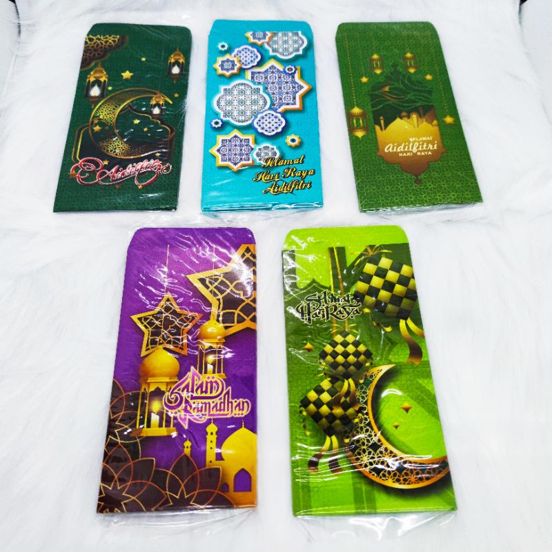 🇲🇾Borong🇲🇾500pcs sampul duit raya 2024 dari 8sen sekeping saiz besar ...