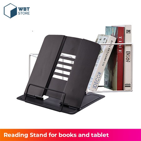 Portable Book Reading Stand - Document / Book Holder for Reading ...