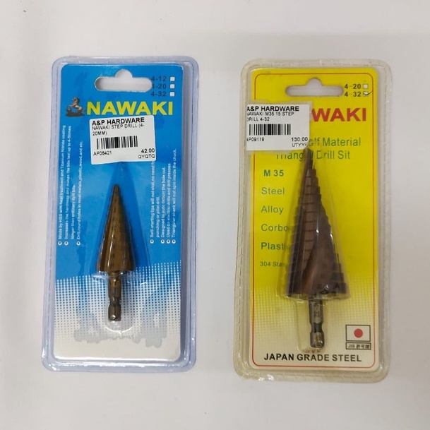 NAWAKI STEP DRILL 4-20MM/M35 H/D STEP DRILL 4-32MM | Shopee Malaysia