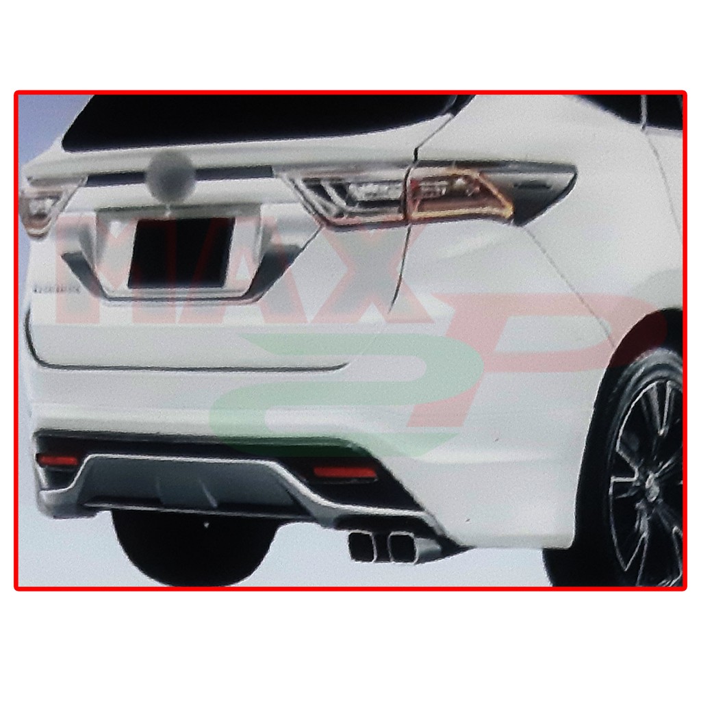 Toyota Harrier (2016) MDLS Style Rear Back Skirt Skirting Bumper Lower ...