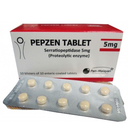 UBAT BENGKAK GUSI,SAKIT KERONGKONG DAN LEBAM PEPZEN TABLET 10S | Shopee ...