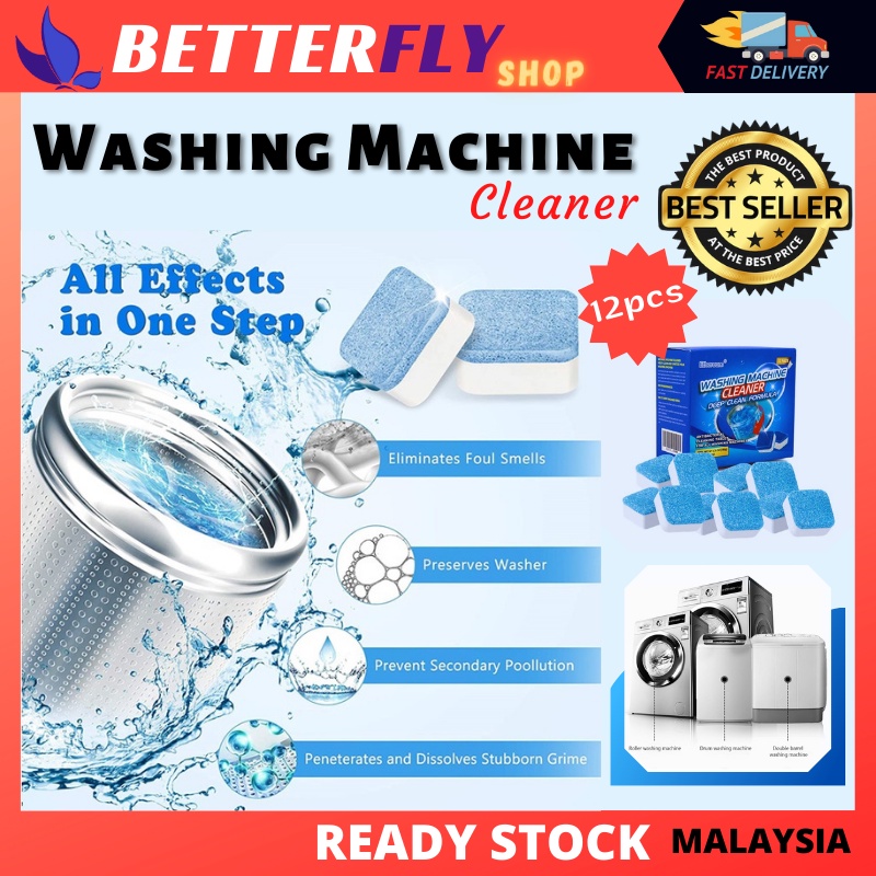 🔥HOT DEALS🔥 PEMBERSIH MESIN BASUH | 12pcs Tab Washing Machine Cleaner ...