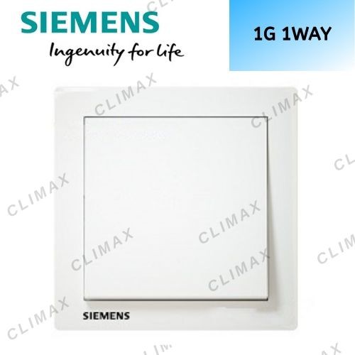 SIEMENS DELTA RELFA 1G 1WAY/1G 2WAY SWITCH - WHITE | Shopee Malaysia