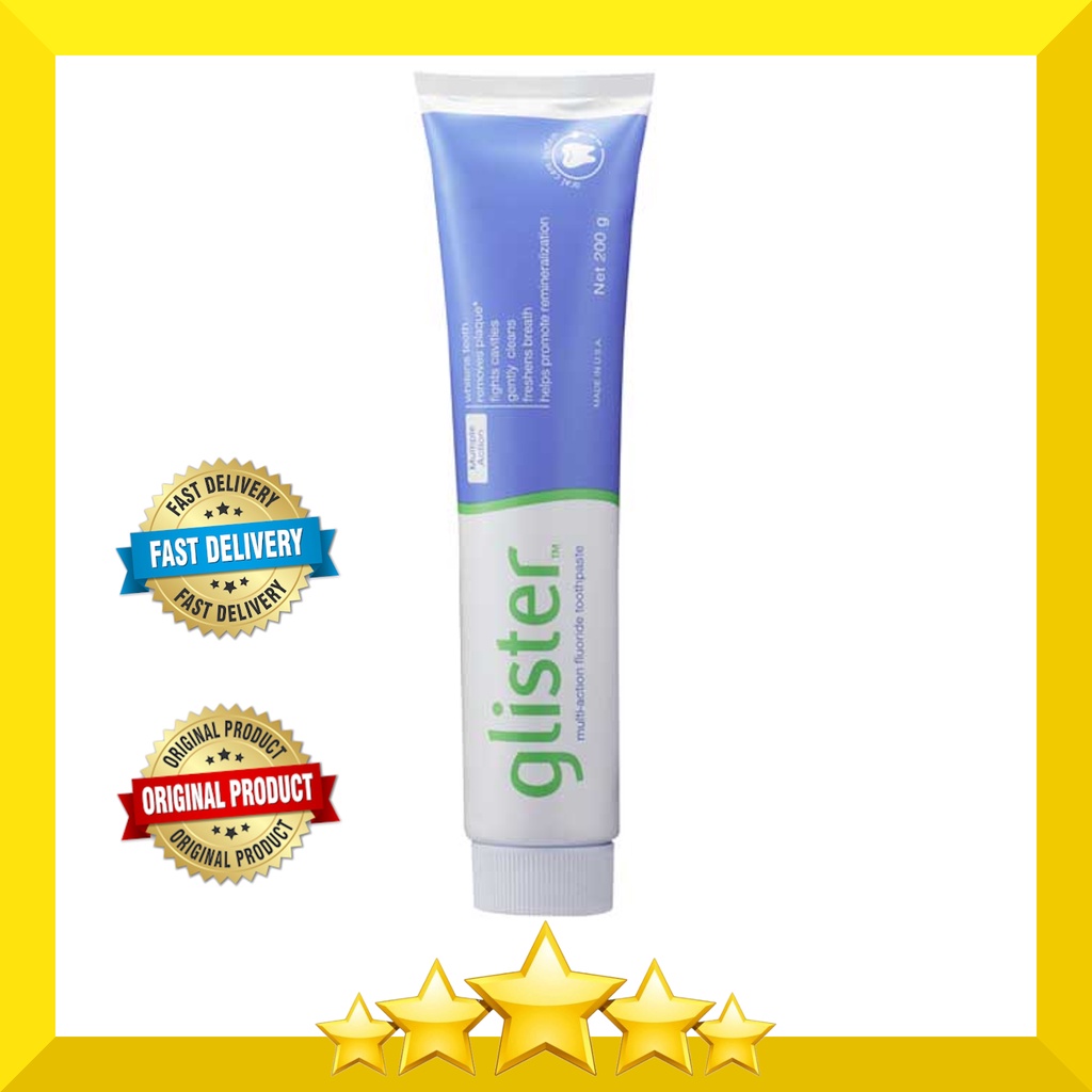 (SPECIAL OFFER)GLISTER Multi-Action Fluoride Toothpaste (200g) | Shopee ...
