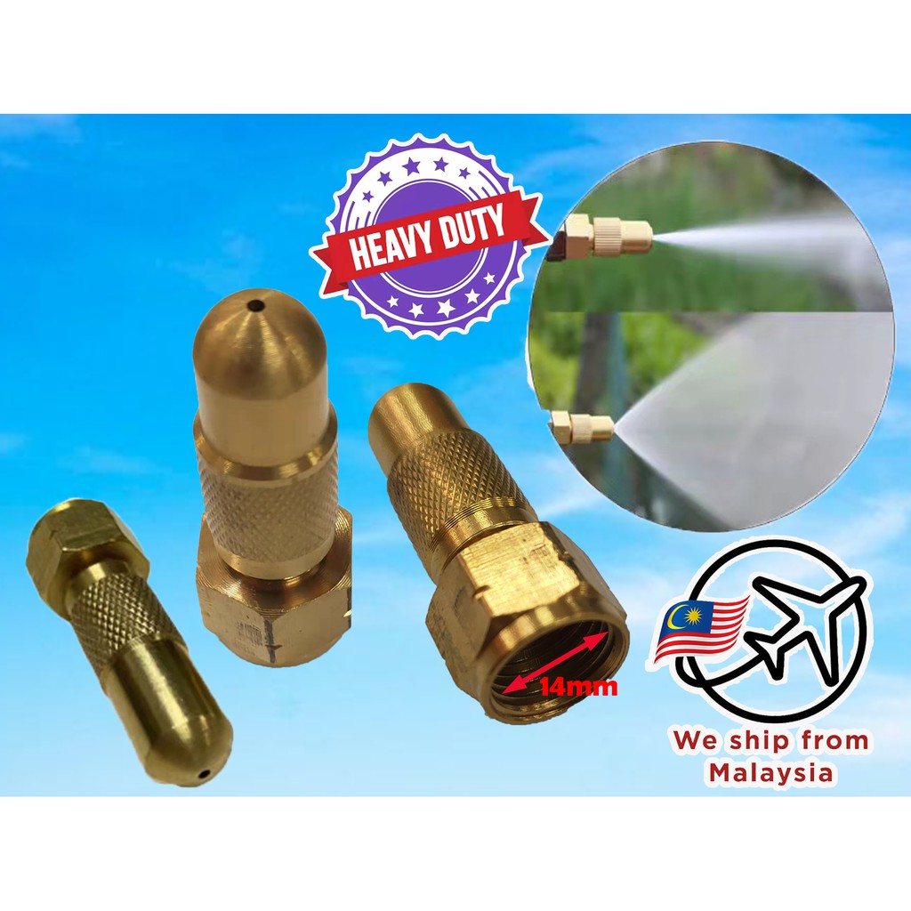 [𝐇𝐞𝐚𝐝𝐲 𝐃𝐮𝐭𝐲]Bullet Nozzle Power Sprayer Battery Sprayer Nozzle Copper ...