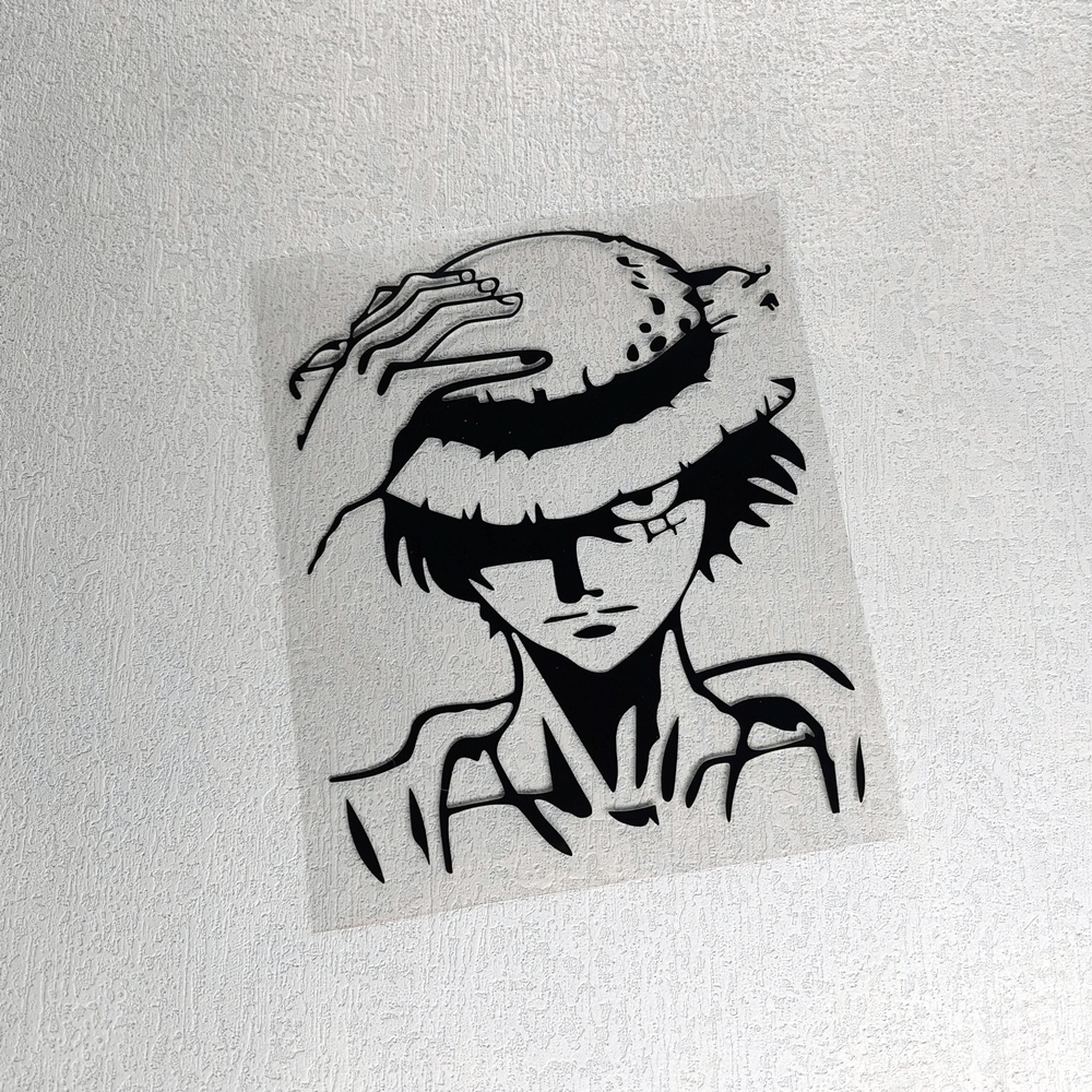 Car Stickers Monkey D Luffy ONE PIECE Reflective Decoration For Door ...