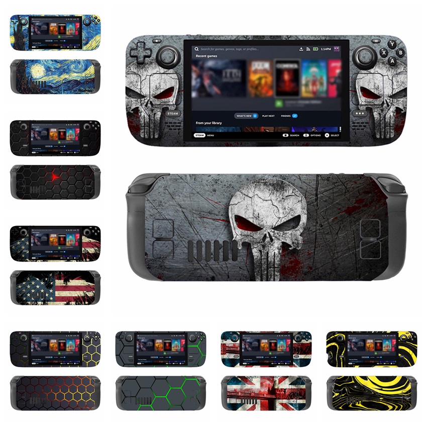 Full Set Protective Skin Decal for Steam Deck, Custom Stickers Vinyl ...