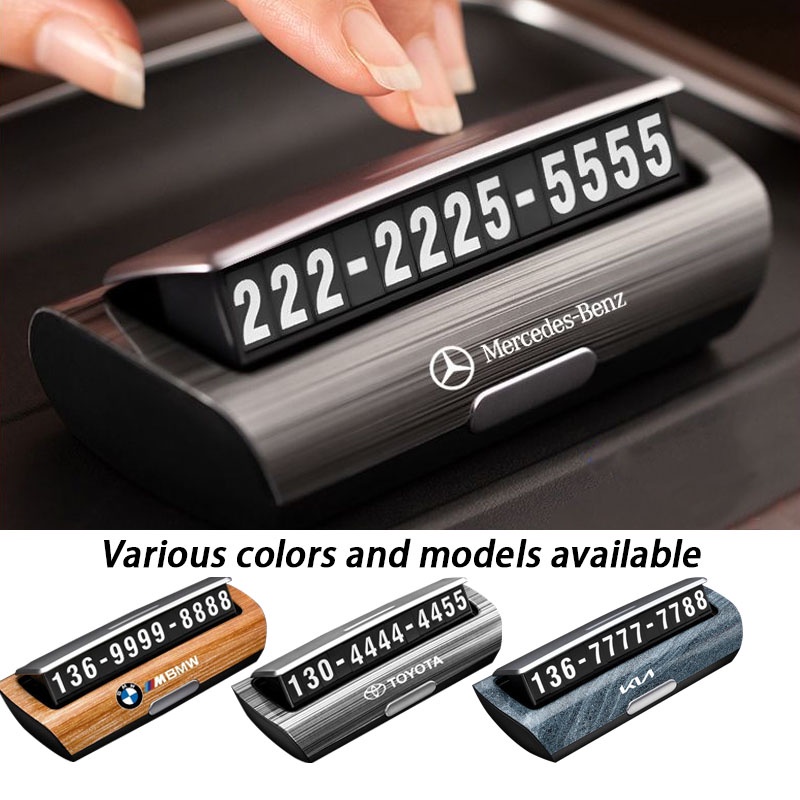 Benz Kia Toyota temporary parking number plate vehicle-mounted mobile ...