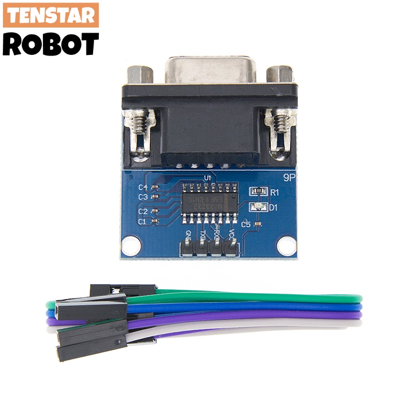 MAX3232 RS232 to TTL Serial Port Converter Module DB9 Connector MAX232 | Shopee Malaysia