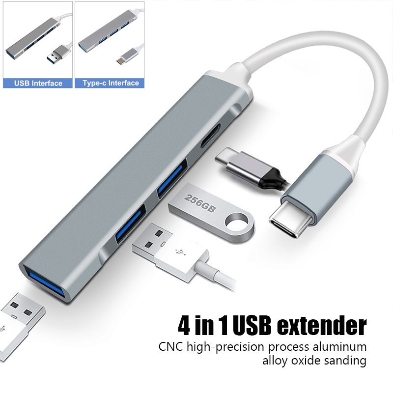 Type-c Extender Hub Hub Docking Station USB C One-to-Four Computer ...