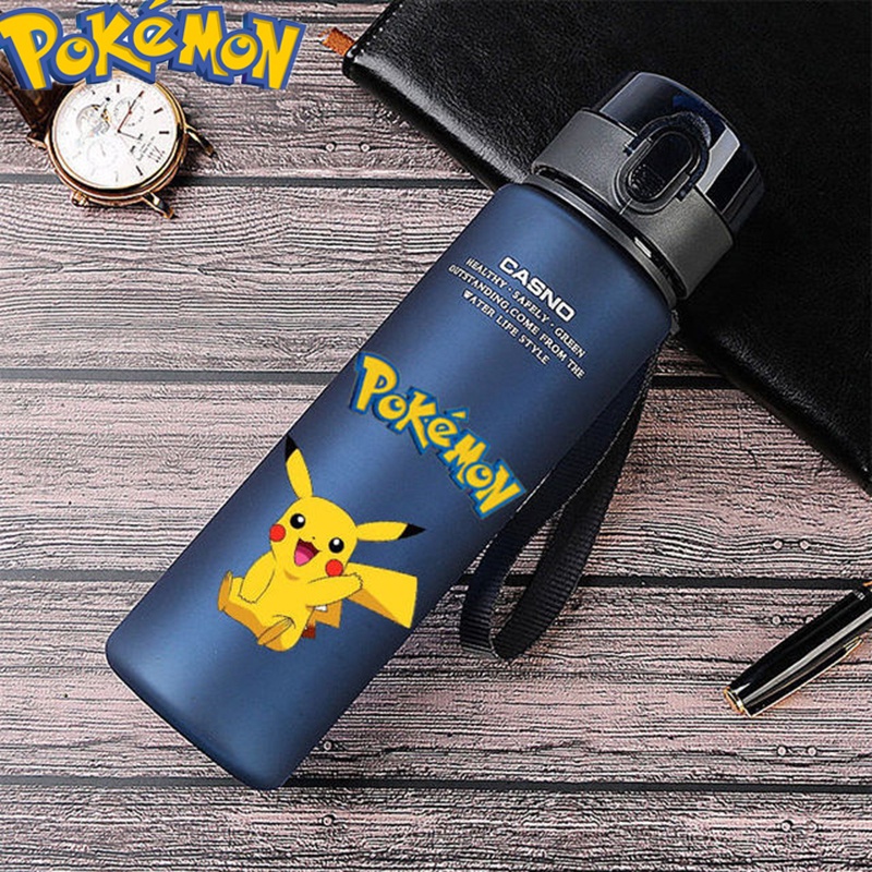 Pokemon Sports Water Bottle Pikachu 560Ml Water Glass Cute Adult ...