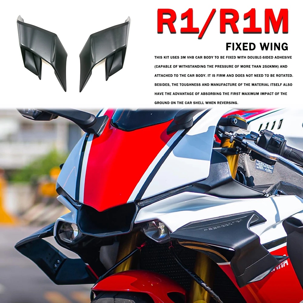 Fixed Wind Wing for Yamaha R1 R1M R1 M 2015-2023 Motorcycle Aerodynamic ...