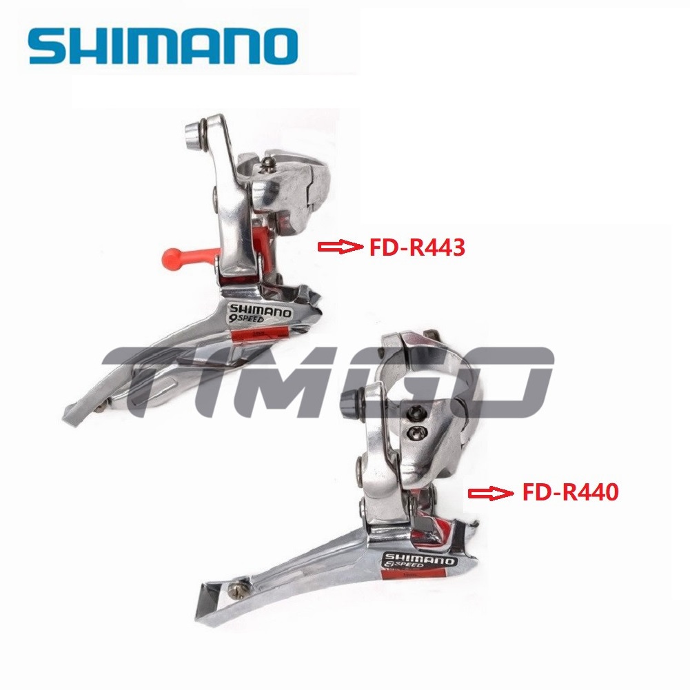 Shimano Road Bike Bicycle FD-R440 2×8 FD-R443 3×9 Speed Double Triple ...