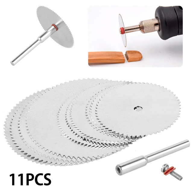 11PCs Micro Circular Saw Blade Electric Grinding Cutting Disc Metal ...