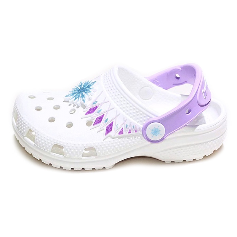 Crocs Children's shoes ice and snow pattern Crocs Girls slipper baby ...