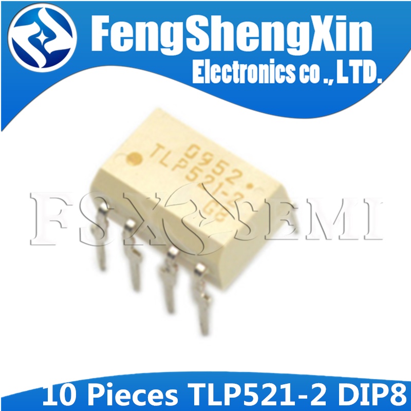 10pcs/lot TLP521-2 TLP521 P521-2 TLP521-2GB DIP-8 HIGH DENSITY MOUNTING PHOTOTRANSISTOR ...