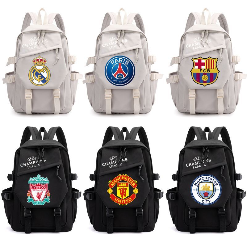 Spot Champions League backpack Fashion trend Real Madrid Barcelona ...