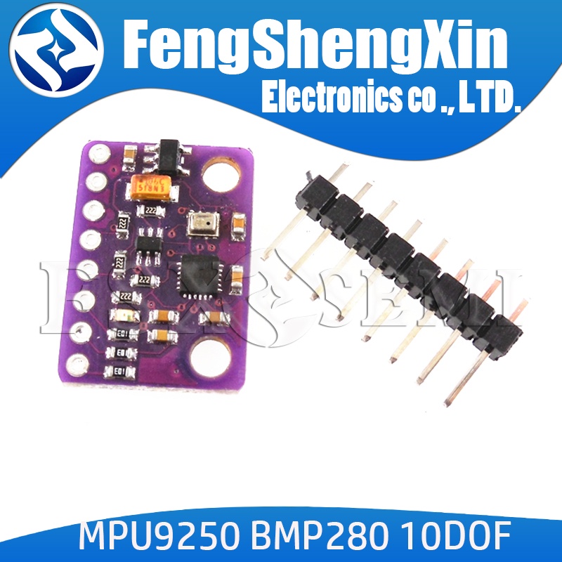 MPU-9250 MPU9250 BMP280 SPI IIC/I2C 10 Freedom Acceleration Gyroscope Compass 9-Axis Sensor ...