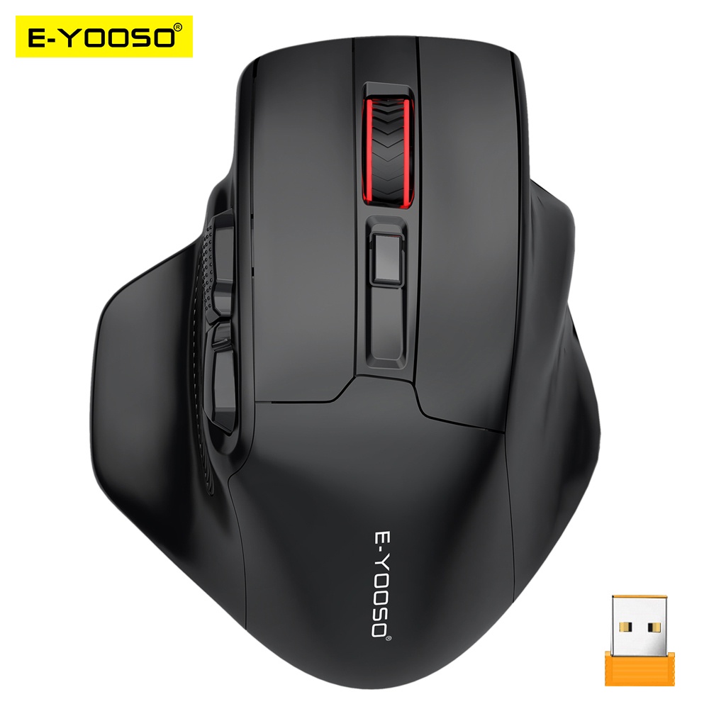 E-YOOSO X-31 USB 2.4G Wireless Gaming Large Mouse for Big Hands PAW3212 ...