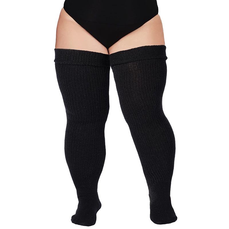 Plus Size Thigh High Socks For Thick Thighs Women Thigh Highs Widened Extra Long Thick Knit