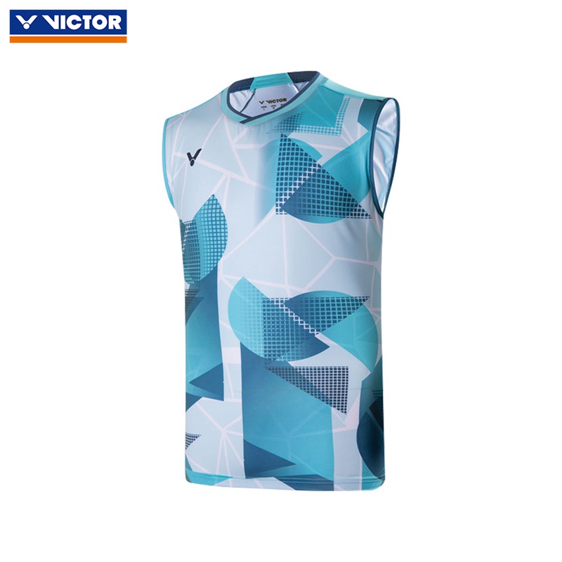 Victory badminton t-shirt fast drying short sleeves t-shirt Li Zhi Jia same sleeveless badminton ...