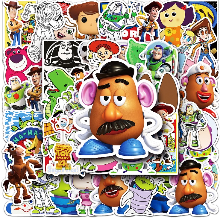 50 Piece Funny Toy Story Stickers Waterproof DIY For Phones Laptop Car ...