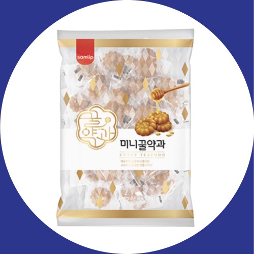 [Samlip] Mini Honey Yakgwa / Korean Traditional Snack 1000g / 500g ...