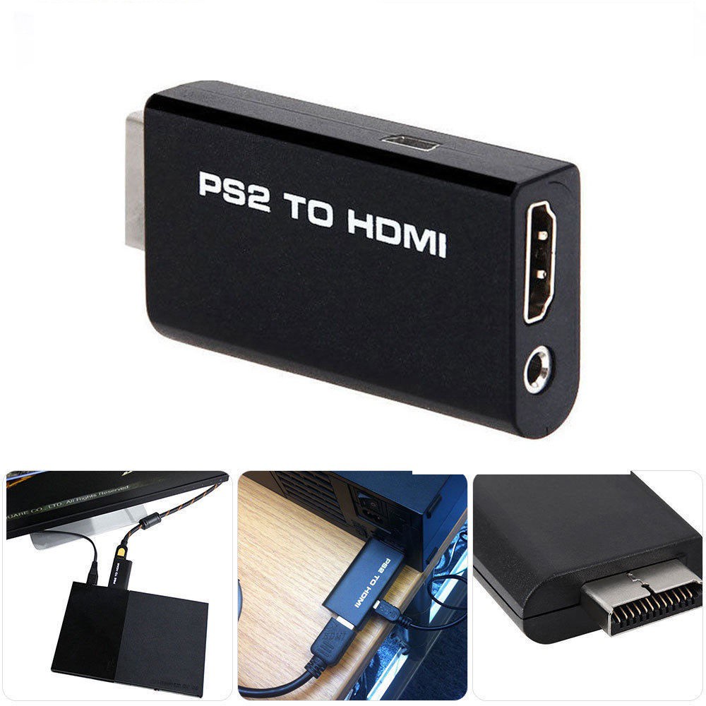 PS2 to HDMI Converter Adapter with Audio AV to HDMI Video HD Converter ...