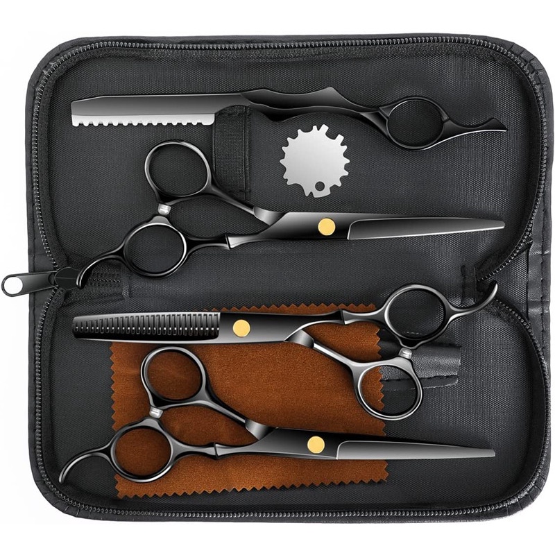 Professional Hairdressing Scissors Set Stainless Steel Haircutting ...