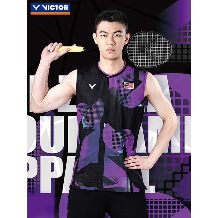 Victory badminton t-shirt fast drying short sleeves t-shirt Li Zhi Jia ...