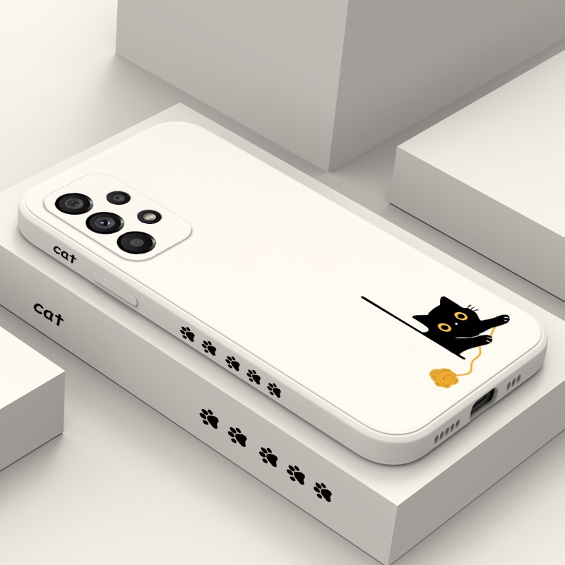 Panicked Cats Phone Case For Samsung Galaxy A54 A34 A24 A14 A04 A04S ...