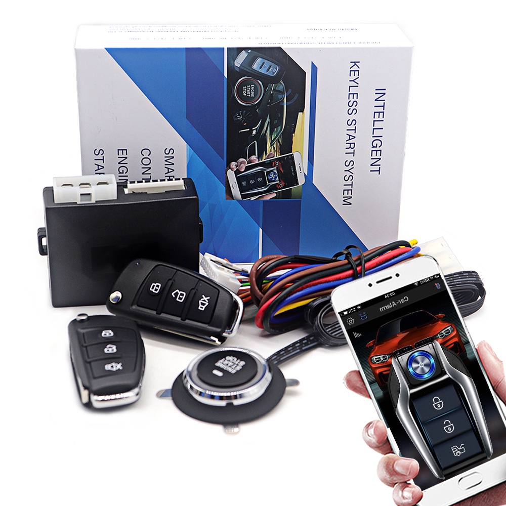 Remote starter car alarm with autostart smart system anti-theft ...