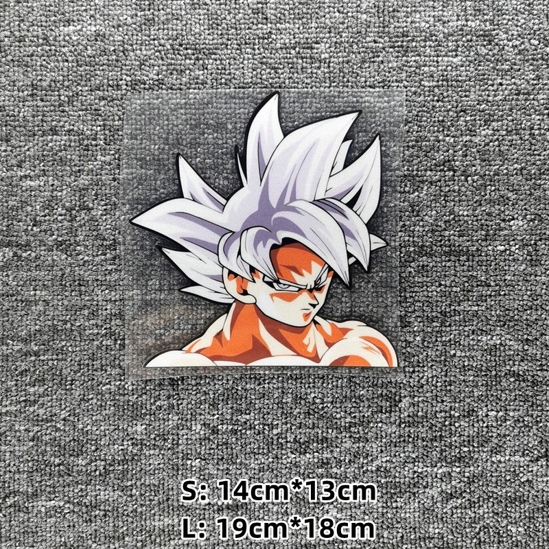 Car Stickers Dragon Ball Z Son Goku Vegeta Super Saiyan Anime ...