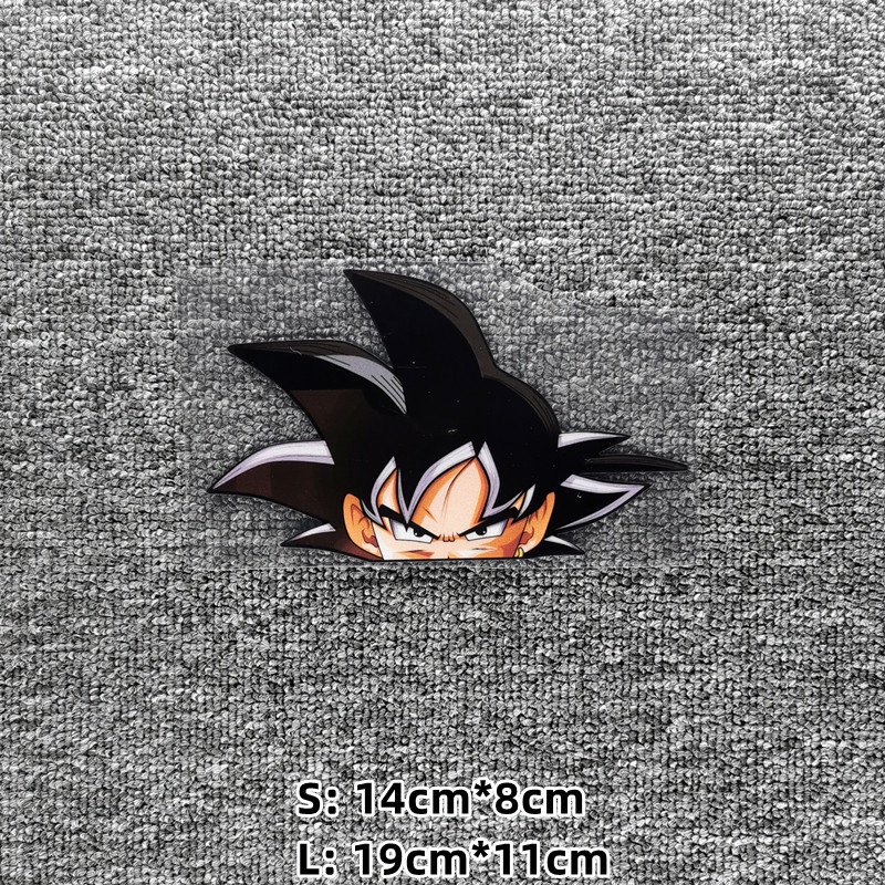 Car Stickers Dragon Ball Z Son Goku Vegeta Super Saiyan Anime ...