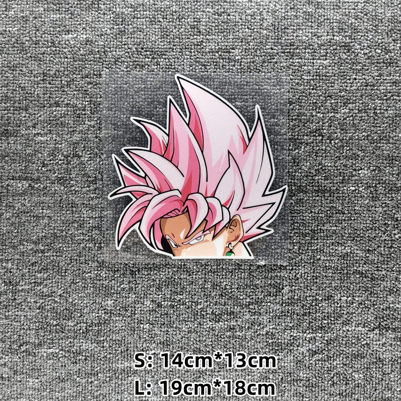 Car Stickers Dragon Ball Z Son Goku Vegeta Super Saiyan Anime ...