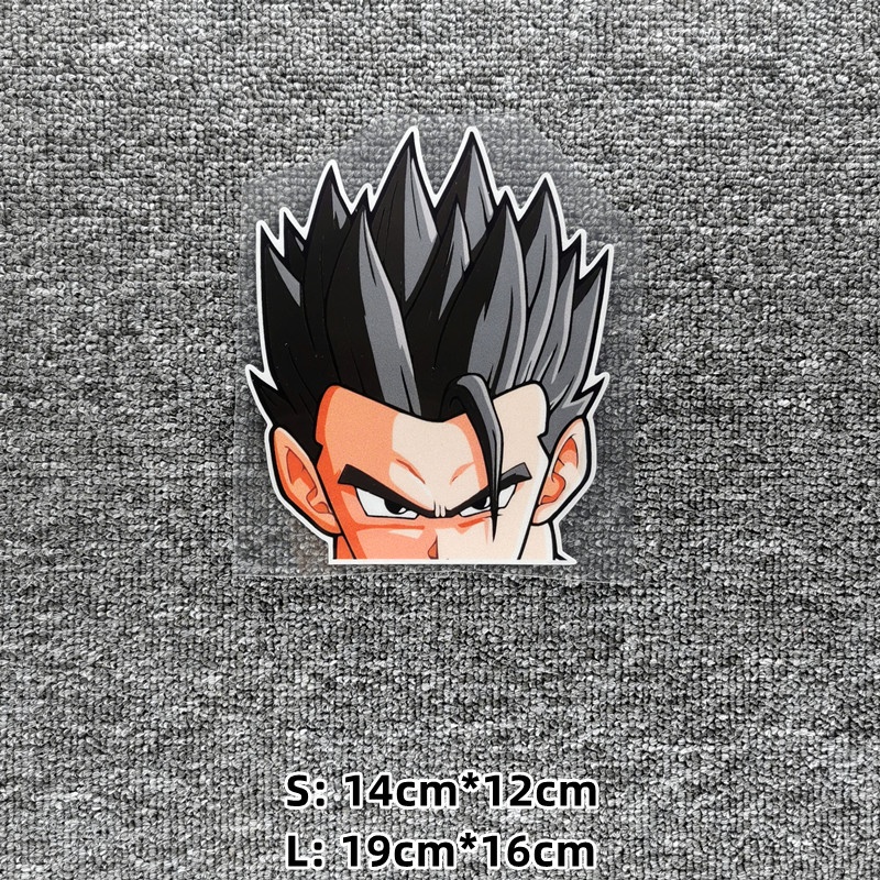 Car Stickers Dragon Ball Z Son Goku Vegeta Super Saiyan Anime ...