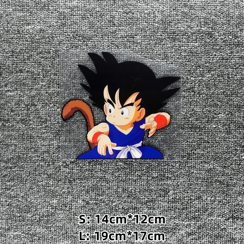Car Stickers Dragon Ball Z Son Goku Kakarotto Anime Reflective ...