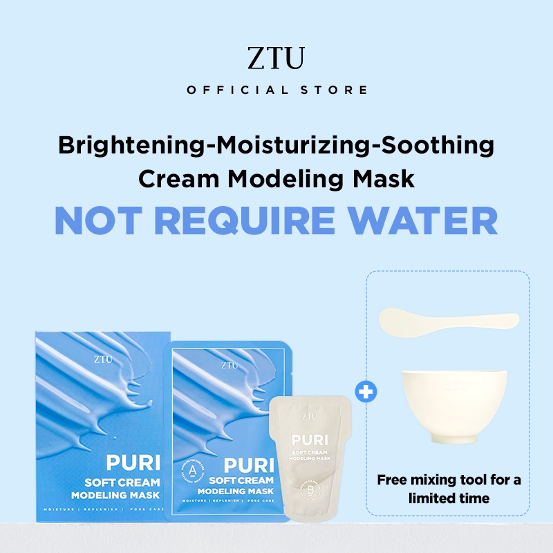 ZTU Soft Cream Modeling Mask [Puri] (5ea/1box) | Shopee Malaysia