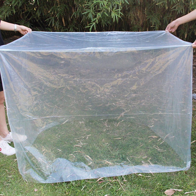Pe Square Bottom Plastic Bag Square Bag Thickened Anti-dust Rain-proof ...