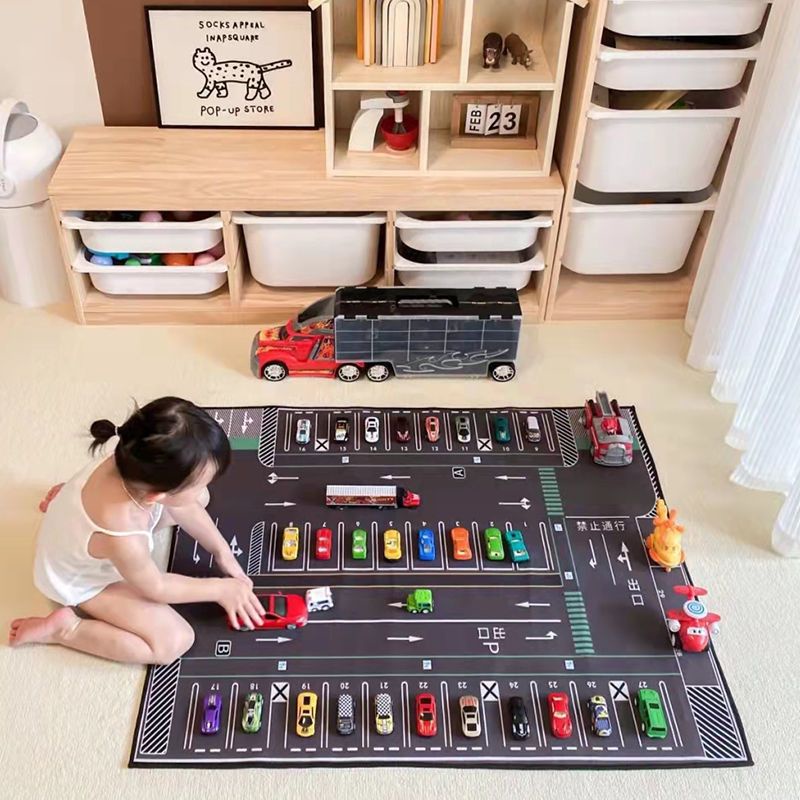 City traffic game mat car park scene educational simulation toys carpet ...